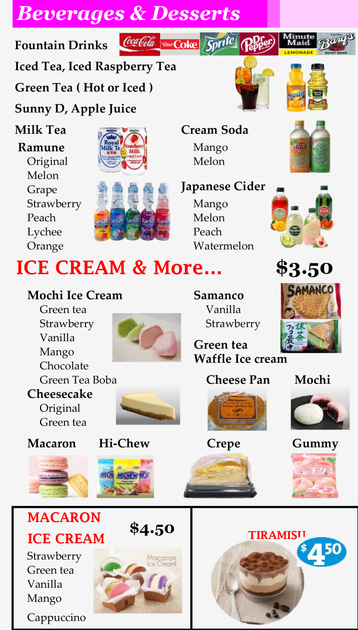 KIKU SUSHI MENU – KIKU SUSHI – REVOLVING SUSHI